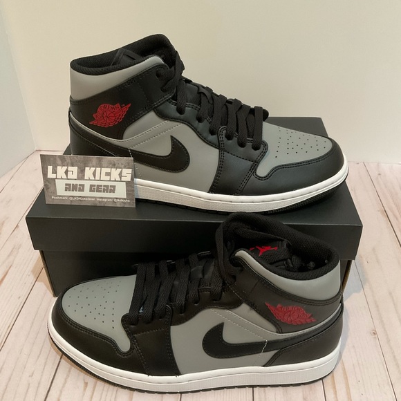 Jordan | Shoes | Air Jordan Mid Shadow Red | Poshmark